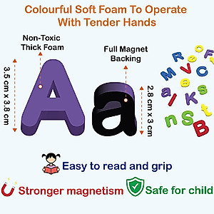 90in1 Magnetic Alphabets Letters Toys for Kids 3 4 and 5 Years | ABC 123 Toys for Kids | Best Educational Birthday Gift Pack for Baby Boys & Girls, ABC Preschool Activities