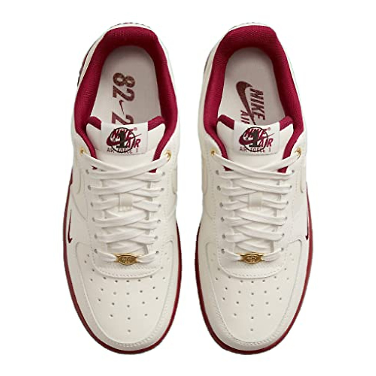Nike Air Force 1 Low Women Sail/Team Red-Metallic Gold DQ7582-100 8