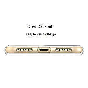 Unov Case for iPhone SE (2022) iPhone SE (2020) iPhone 8 iPhone 7 Case Clear with Design Embossed Floral Pattern TPU Soft Bumper Shock Absorption Slim Protective 4.7 Inch (Flower Bouquet)