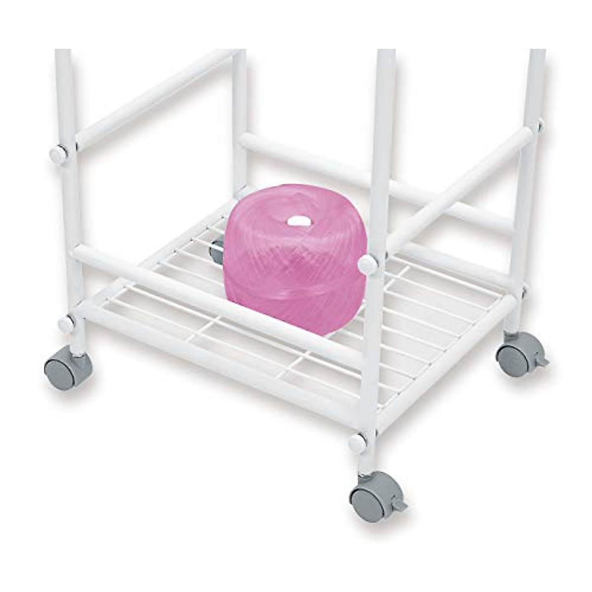 Azwil DBS01 Cardboard Stocker, White, Casters