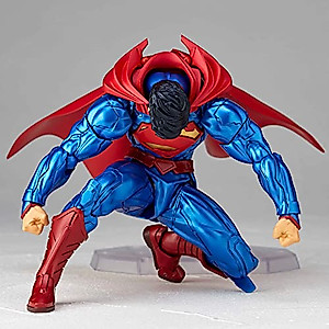 Kaiyodo Amazing Yamaguchi: Superman Action Figure, Multicolor