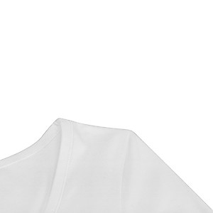 OThread & Co. Women's Long Sleeve T-Shirt Scoop Neck Basic Layer Stretchy Shirts (Medium, White)