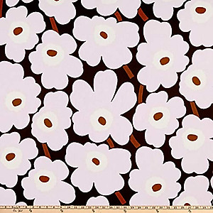 Marimekko Pieni Unikko Cotton Pink, Fabric by the Yard