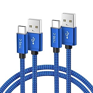 Basesailor USB Type C Charger Cable 10FT 2Pack,Charging Cord for Kindle Fire HD 7 2022 12th,10 9th 2019,8 10th 2020,Paperwhite 11th 2021 Generation,Samsung Galaxy A03s,A51,A52,A53,A12 A13,A32 A33,A42