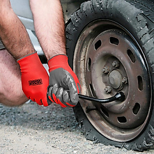 GREASE MONKEY Nitrile Coated Work Gloves - 15 Pairs - Size Large