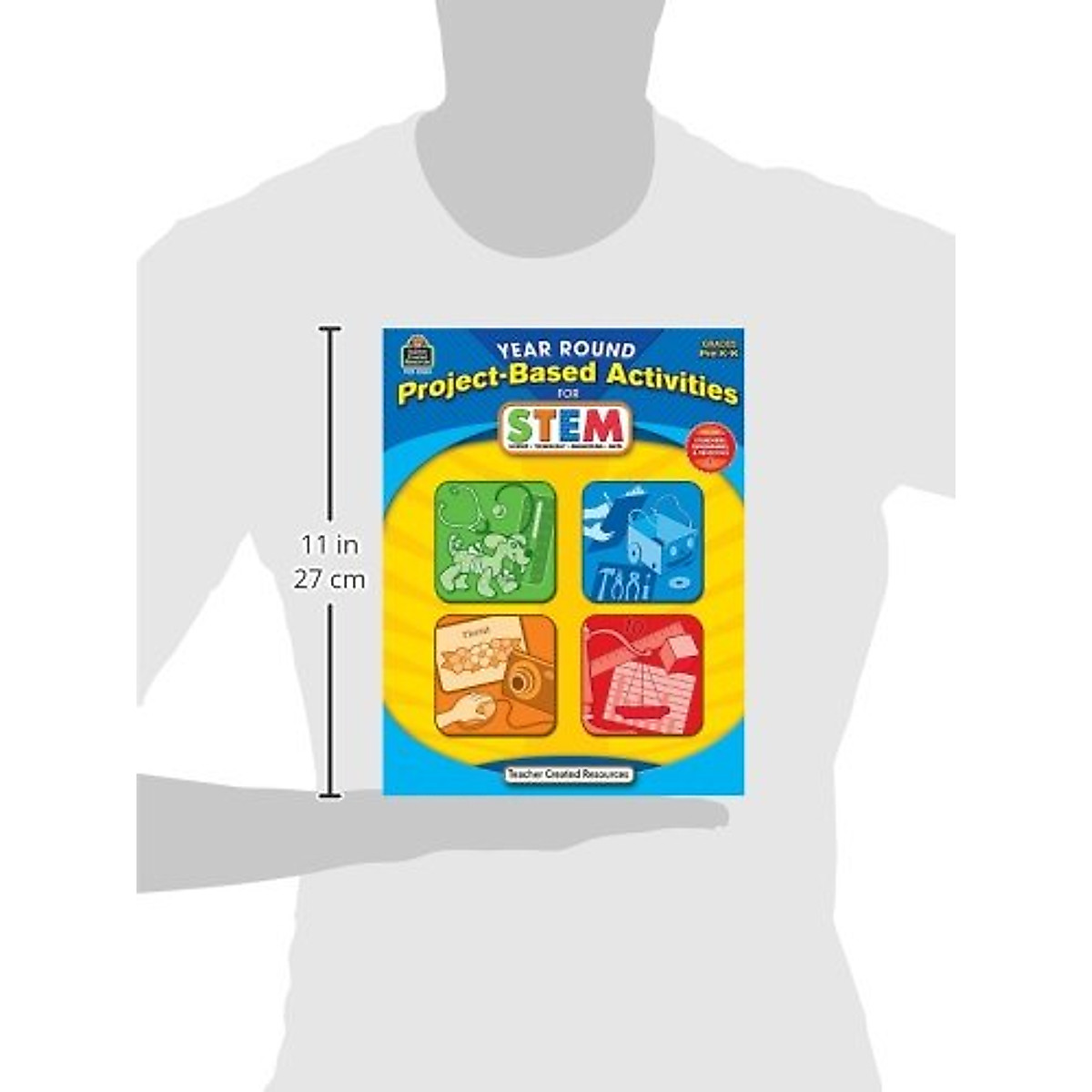 Teacher Created Resources PreK Project-based STEM Book Printed Book (Year Round Project Based Activities for Stem)