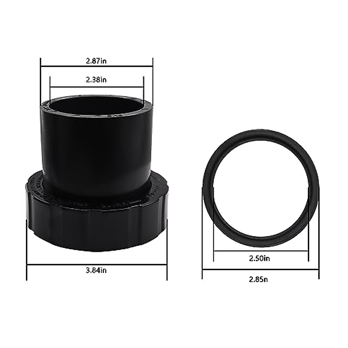 SURPOUF 2 Pack SPX3200UNKIT Compatible with Hayward Union Connector Kit,Hayward Tristar, Northstar, EcoStar Pumps, SwimClear Cartridge Filter Universal H-Series Low Nox Heater