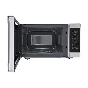SHARP Removable 13.6" Carousel Turntable, Cubic Feet, Countertop SMC1662KS 1100 Watt Microwave Oven, cu. ft, Stainless Steel, 1.6 CuFt, Stainless