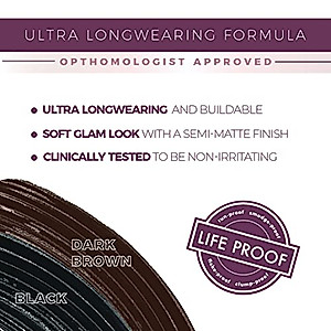 Blinc Amplified Tubing Mascara, Ultra-Longwearing Washable Mascara, Soft-Glam Volumizing, Lengthening and Defining Mascara, Gluten-Free and Cruelty-Free, Black, 9mL / 0.30 Fl. OZ