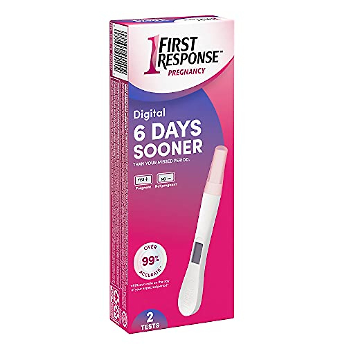 First Response Gold Digital Pregnancy Test, 2 Pack