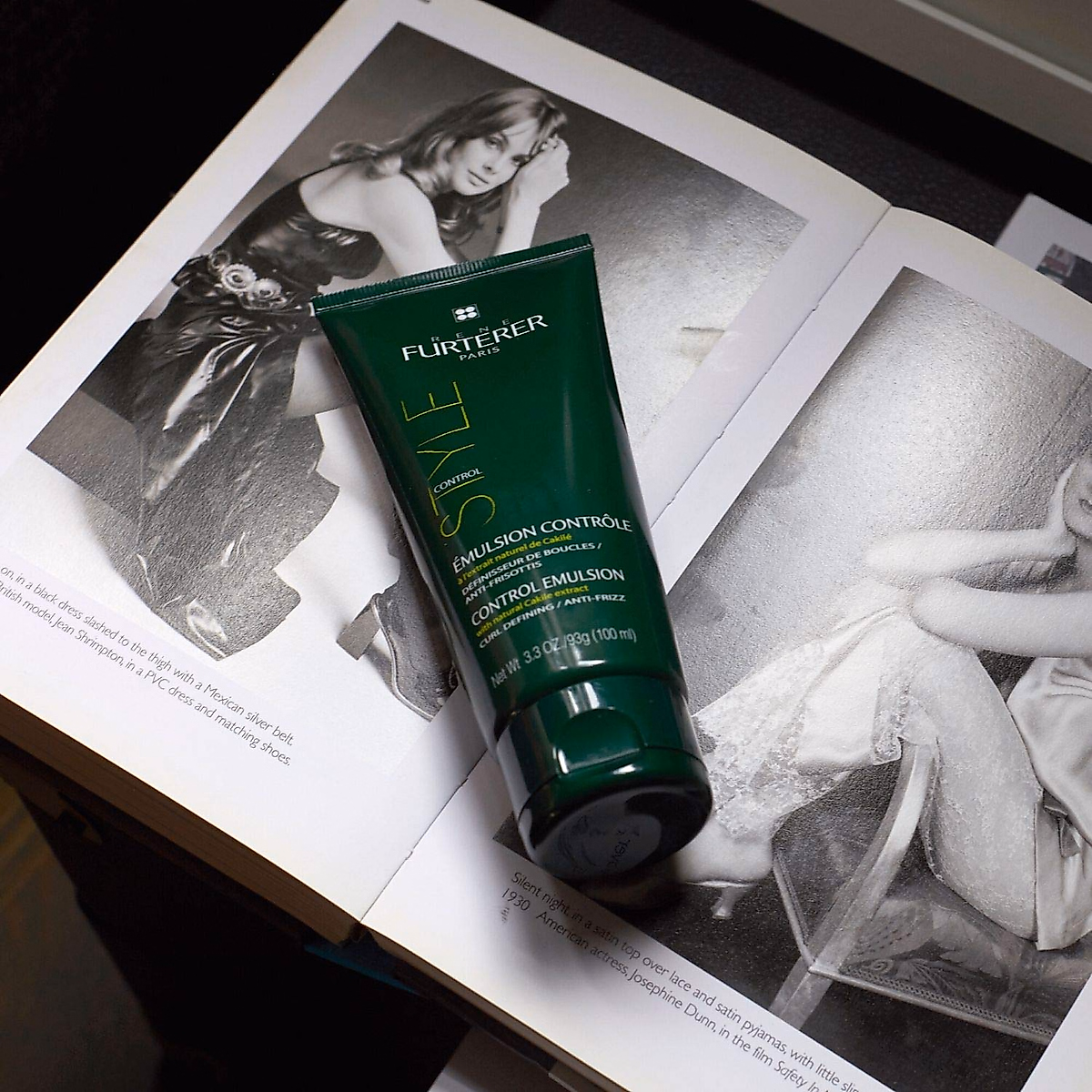 Rene Furterer STYLE Control Emulsion, Moisturizing Styling Cream, Humidity & Frizz Protection, 3.3 oz.