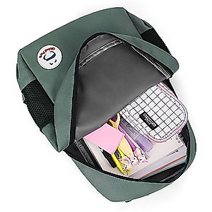 PopMeme School Backpack Lightweight Simple Elementary Middle School Backpack Simple Backpack for Teenage Boys