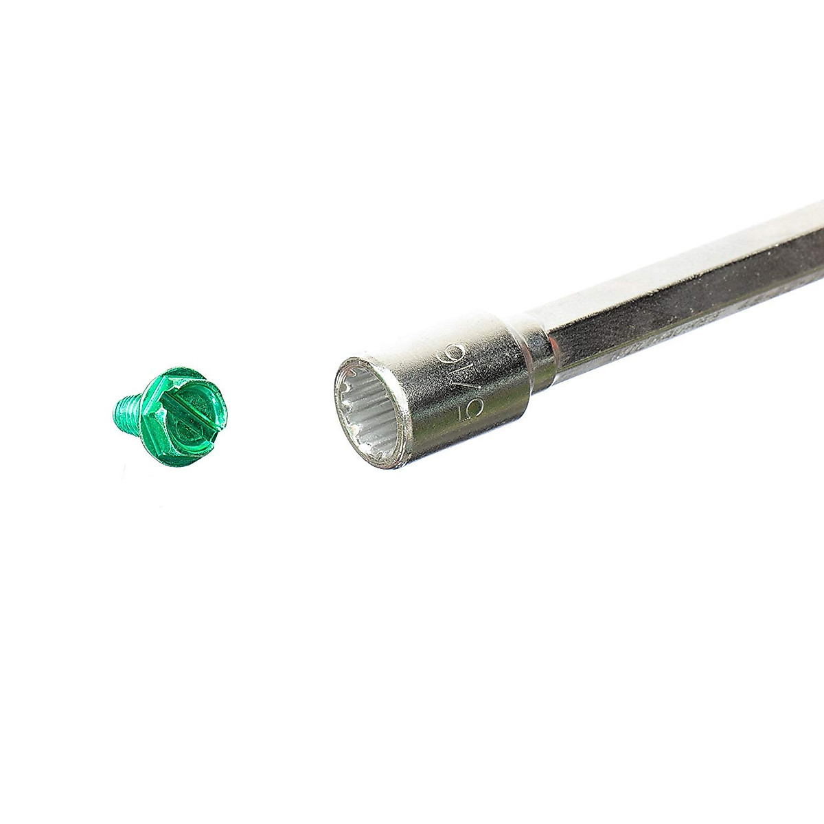 THE CIMPLE CO 100 Pack - 1/2 in (13 mm) Self Tapping Ground Screws - 10-32 Ground Screws - Electrical Grounding Screws - Hex Head Ground Screw - Stainless Steel Grounding Screw - Green, 100 Pieces