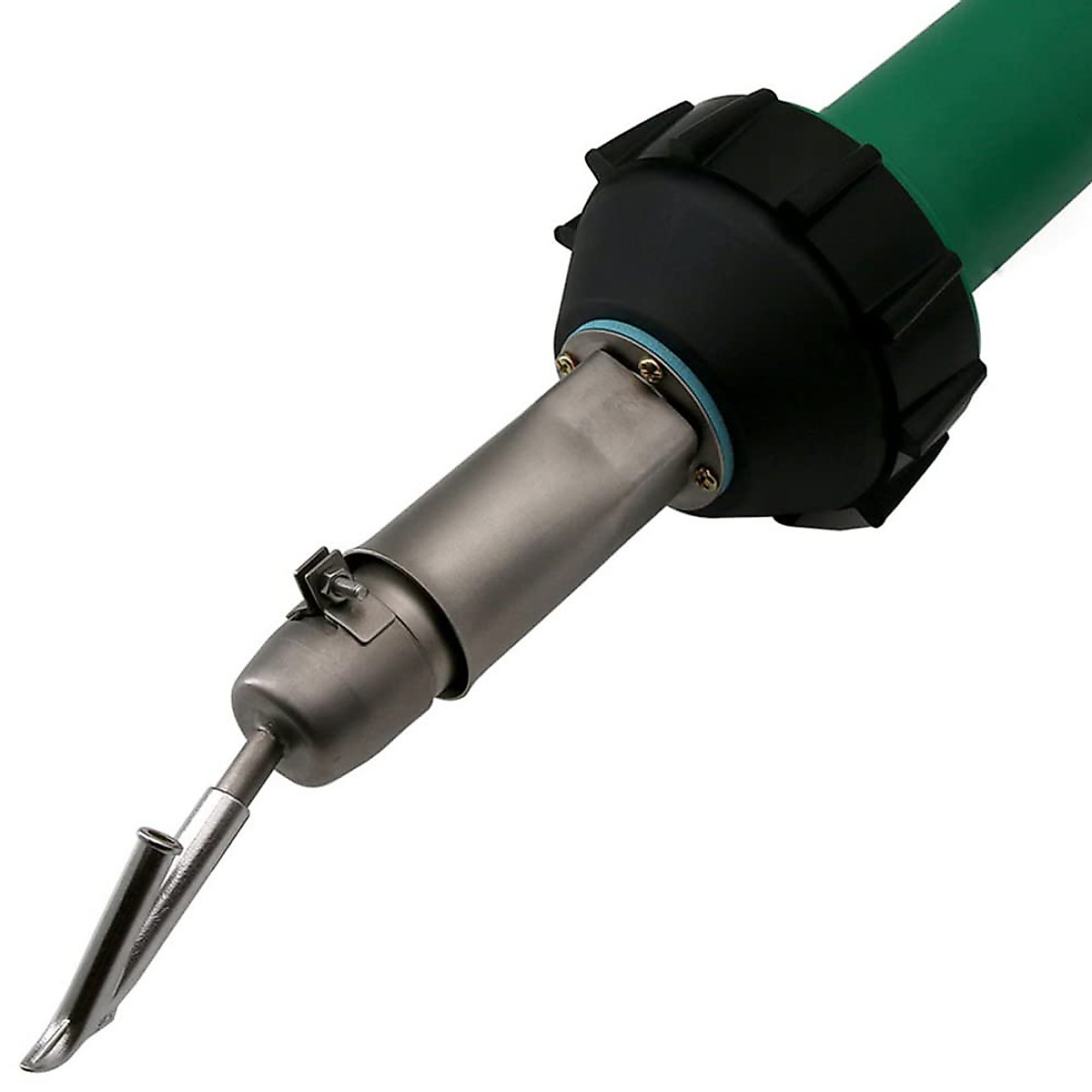 6pcs Triangular Round Speed Welding Nozzle Tacking Nozzle Push Fit 5mm Standard Welder Tip for PVC Hot Air Gun Plastic Heat Gun Welding Machine