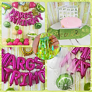 Margs and Matrimony Bachelorette Party Decorations, Margarita Bachelorette Balloons for Bachelorette Party Wedding Bridal Shower Mexican Fiesta Carnival Cinco De Mayo Themed Party