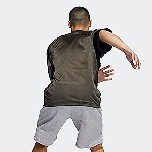 adidas Men's Creator 365 Basketball Tee, Utility Grey, X-Large