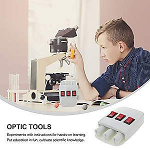 Mipcase Three Light Source Apparatus, Laboratory Physical Three- Way Semiconductor Optics Experiment Equipment for Reflection, Diffraction and Refraction