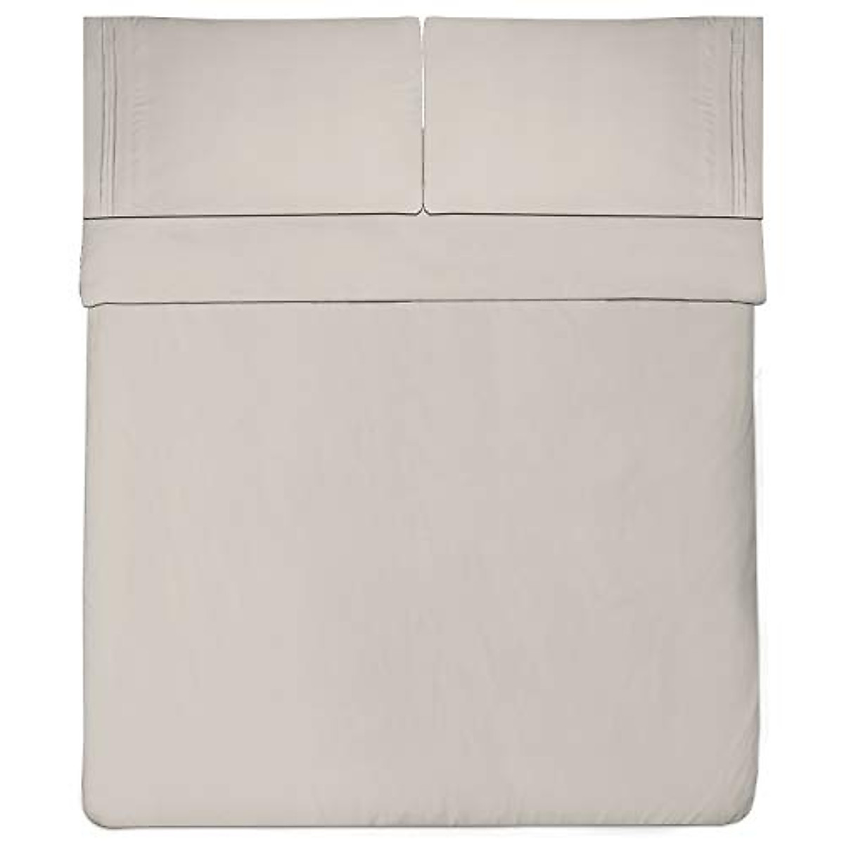 Queen Size Bed Sheets - Breathable Luxury Sheets with Full Elastic & Secure Corner Straps Built In - 1800 Supreme Collection Extra Soft Deep Pocket Bedding Set, Sheet Set, Queen, Beige