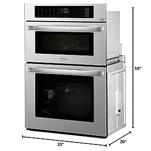 LG LWC3063ST 30 Stainless Smart Double Wall Oven