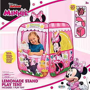 Minnie Mouse Kids Pop Up Tent - Children's Playtent Playhouse for Indoor Outdoor, Great For Pretend Play In Bedroom Or Park! For Boys Girls Kids Infants & Baby