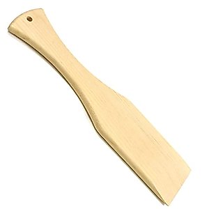 Wood Grill Scraper Made in USA Pure Pinewood Clean Your Barbecue Grill Grates Naturally 14" Inch Long with 3" 3/8 inch Scraper 5/8" inch Thick