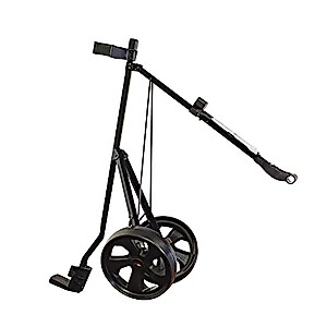 Jef World Of Golf Deluxe Steel Golf Cart, Black