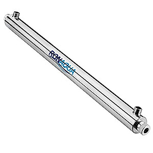 Ultraviolet Light Water Purifier Whole House UV Sterilizer 55W, 12 GPM with 2 Replacement Bulbs