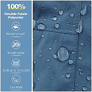 LshyMn Fruit Apron 33.4L x 27.5W Inches with 2 Pockets and Extra Long Waist Tie,Strawberry Blueberry Lemon Graphic Print Bib Apron WQMLMN17