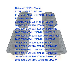 Lift Support Car Jack Pad for BMW E82 E90 F10 F07 F02 E84 Replace 51717237195 51717123311 51 71 7 237 195 51 71 7 123 311 45696