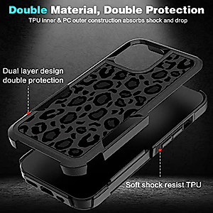LOQUPE Designed for iPhone 11,Heavy-Duty Tough Rugged Lightweight Slim Shockproof Protective Case for iPhone 11 6.1 Inch,Women Girls,Cute Cheetah Leopard Pattern