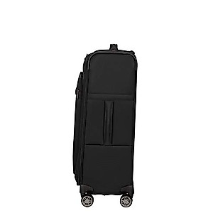 Samsonite Airea Luggage- Suitcase, Spinner M Expandable (67 cm - 81.5 L), Black (Black)