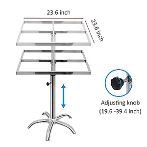 Rzjoke Rotating Paint Rack Lifting Cabinet Door Hangers for Spray Painting Stainless Steel Paint Drying Rack for Auto Body, Furniture, Car Door
