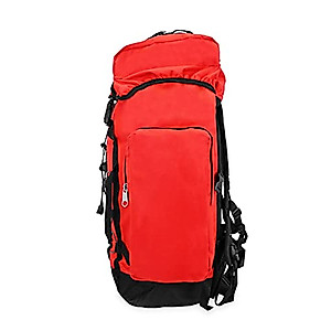 Everest Hiking Pack, Red, One Size