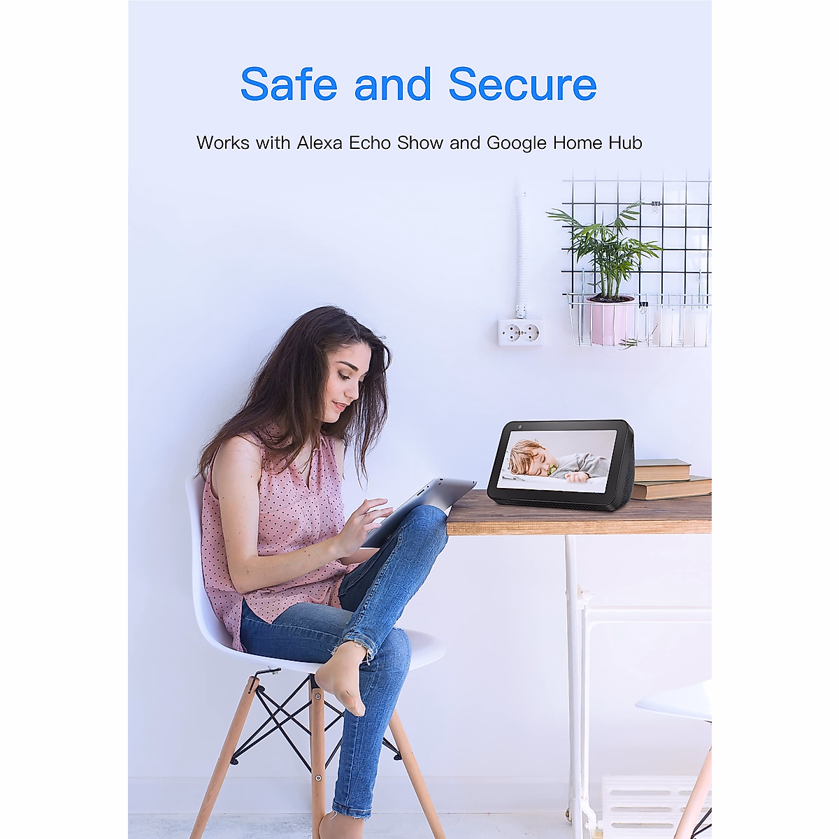 ARENTI 4MP WiFi Security Camera Indoor, 3PCS Pet Dog Camera with Phone App, Plug-in Baby Home Puppy Cam, 2.4GHz, Motion Sound Detection, Night Vision, Two-Way Talk, Alexa and Google Compatible