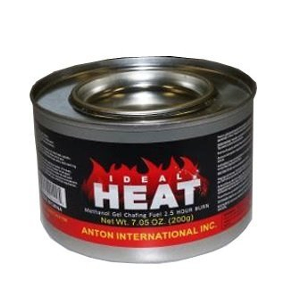 Ideal Heat 2.5 Hour Gel Fuel Methanol Instant Camping Cooking Fuel Chafing Cans (Pack of 6)