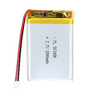 YDL 3.7V 1000mAh 503450 Lipo Battery Rechargeable Lithium Polymer ion Battery Pack with PH2.0mm JST Connector