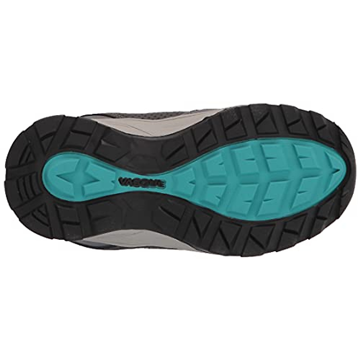 Vasque Kids Breeze Waterproof Hiking Boot, Magnet/Baltic, 2 Medium