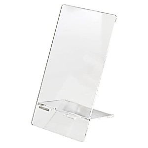 CoolaBoola Acrylic Laptop Stand – Acrylic Laptop Riser with Bonus Acrylic Phone Holder – Portable Clear Computer Stand for Desk, Office, Home – Laptop Stand with Ventilation for up to 16-inch Laptop