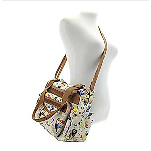 Lily Bloom Mona Four Poster Crossbody Shoulder Bag (Parrot Talk)