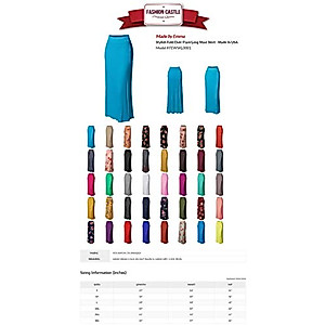 Stylish Fold Over Flare Long Maxi Skirt Black White S