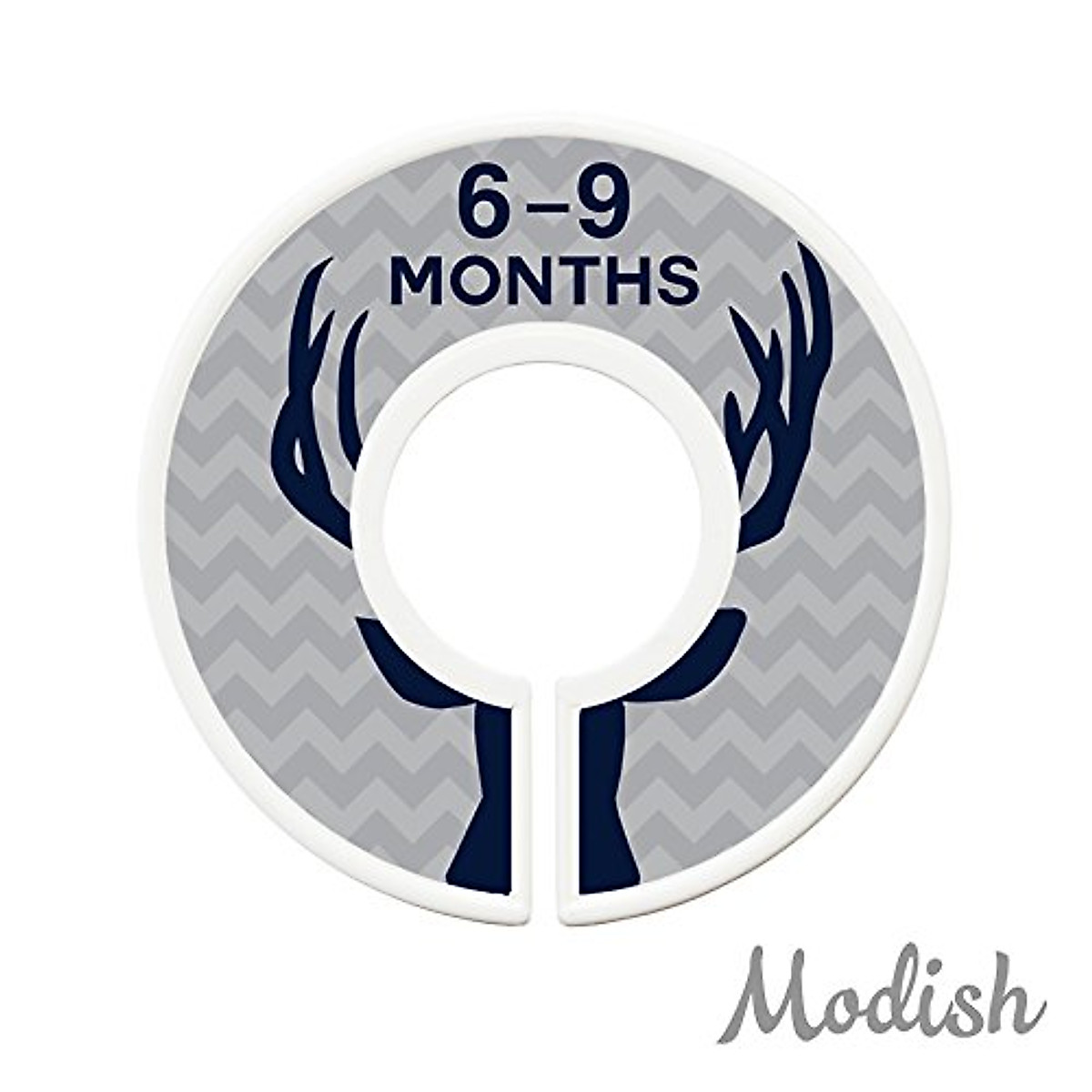 Modish Labels Baby Clothes Size Dividers, Baby Closet Organizers, Size Dividers, Baby Closet Organizers, Closet Dividers, Clothes Organizer, Nursery, Boy, Woodland, Deer, Navy, Tan, Gray (Baby)