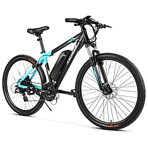 Speedrid 27.5" Electric Bike for Adults, 48V 350W/500W Electric Mountain Bike/Electric Commuting Bike with Removable 480Ah Battery, Professional 21/24 Speed Gears