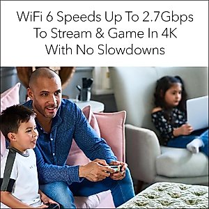 NETGEAR Nighthawk Modem Router Combo (CAX30) DOCSIS 3.1 Cable Modem and WiFi 6 Router - AX2700 2.7 Gbps - Compatible with Xfinity, Spectrum, Cox, and More - Gigabit Wireless Internet