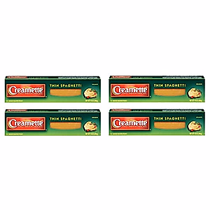 Creamette Thin Spaghetti Pasta 16 oz. (Pack of 4)