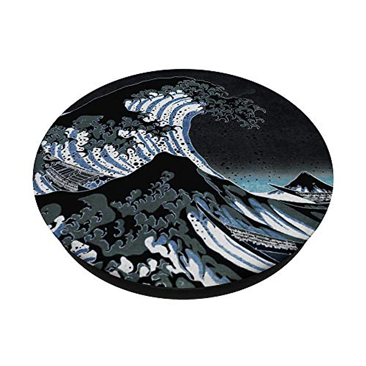 Famous Vintage Japanese Art "The Great Wave" Remix Stylish PopSockets PopGrip: Swappable Grip for Phones & Tablets