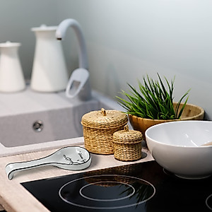 Spoon Rest for Stove Top - Coffee Spoon Holder, Stove Cooking Spoon Holder, Coffee Spoon Rest, Ceramic Funny Spoon Rest, Cute Spoon Rest, Cool and Funny Housewarming Gifts, Kitchen Spoon Rest