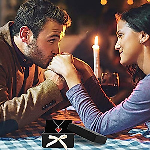 Jewelry Gift Boxes Necklace Earring Ring Box Gift Box,12 Pieces Square Cardboard Jewelry Gift Boxes,Cotton Filled Cardboard Paper Jewelry Box Gift Case (3.15x3.15x1.1 Inches) (Black)