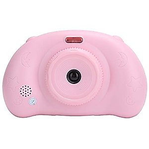 Children Camera, Simple and Smooth LCD Kid Camera Multi‑Function for Children for Catching(Pink)