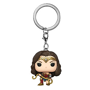 Funko Pop! Keychain: Wonder Woman 1984 - Wonder Woman with Lasso, Multicolor, Model:46699