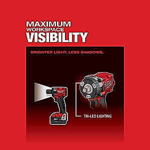 Milwaukee 2855-20 18V Brushless Cordless 1/2" Impact Wrench with Friction Ring